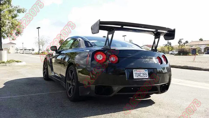 Fit for GTR35 Voltex R35 Skyline carbon fiber rear spoiler rear wing-in ...