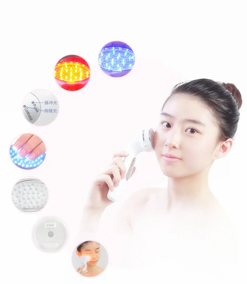 Hot Sale Anti Acne Pigment Removal Photon Led Light Therapy Facial ...