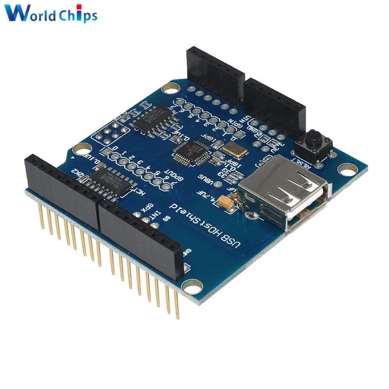 Escudo de Host USB compatible con Google para Android, ADK y MEGA Duemilanove 2560 para Arduino ...