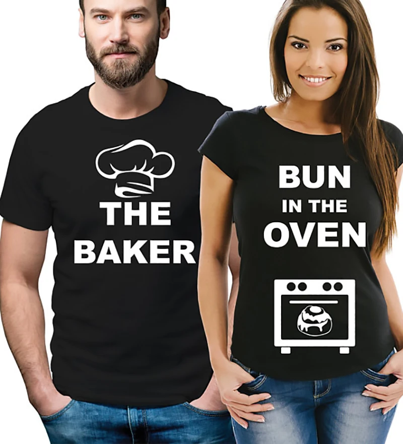 Couple T Shirt Men Tops Women Tshirt Cotton Enjoythespirit Pregnancy