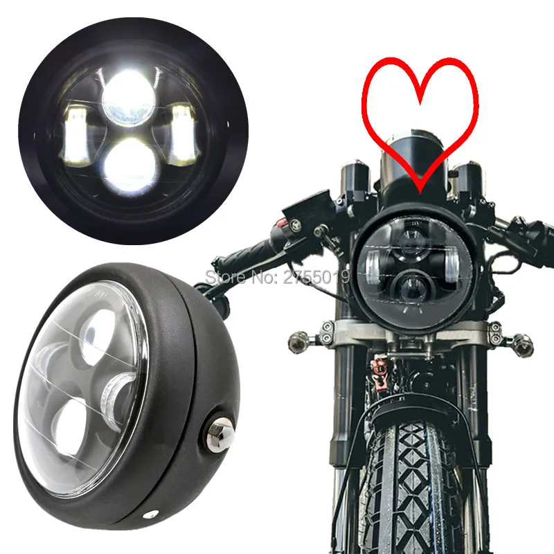 Aliexpress.com : Buy Universal Round 6 1/2" Aluminum Motorcycle LED ...