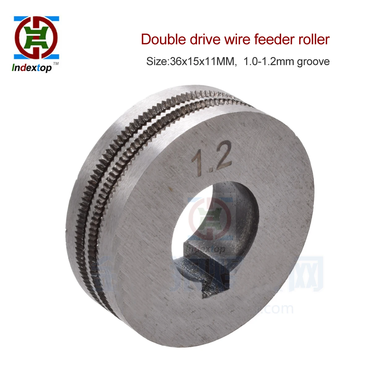 Double drive wire feeding roller 1.2 1.2mm,36x15x11MM.flux core ,for ...