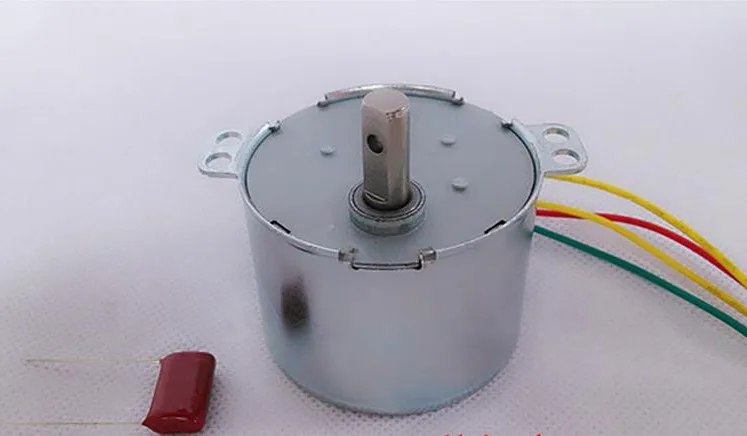 Motor síncrono de imán permanente, 50KTYZ, AC 220V, 8W, 15RPM, motor de engranaje micor, control ...