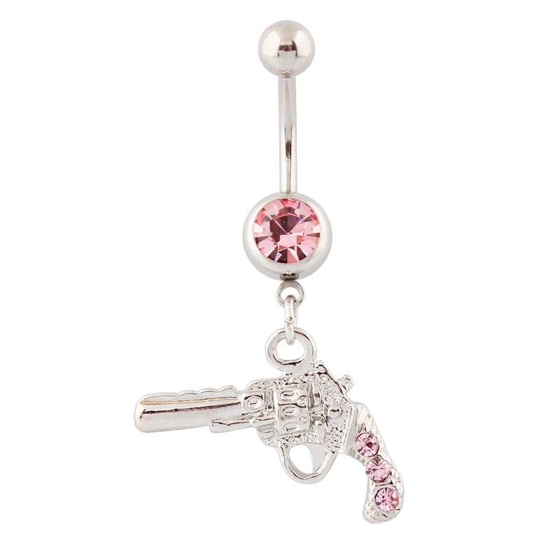 Navel rings Dangle Gun belly button rings fashion body piercing Body ...
