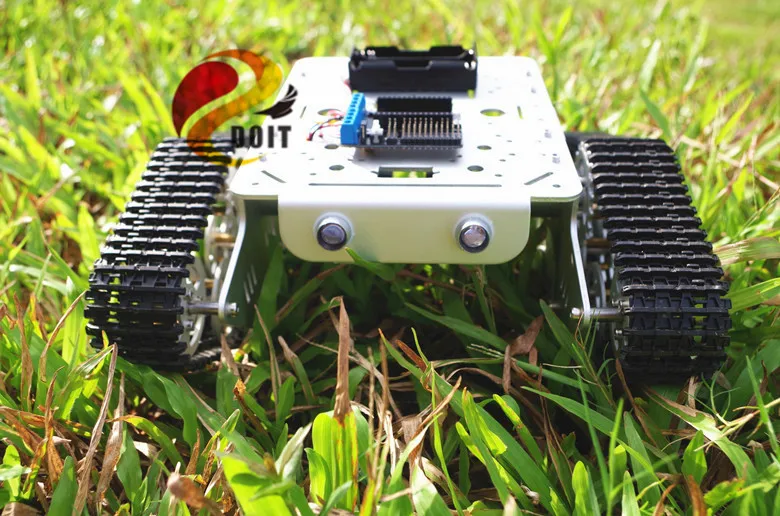 DOIT Wireless WiFi RC Full Metal Tank T300 from NodeMCU ESP8266 ...