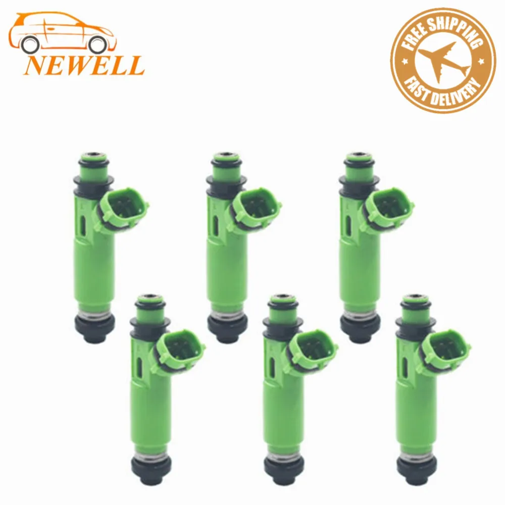 6pcs 연료 인젝터 OEM 195500 3170 1955003170 MD332733 Mitsubishi Montero ...