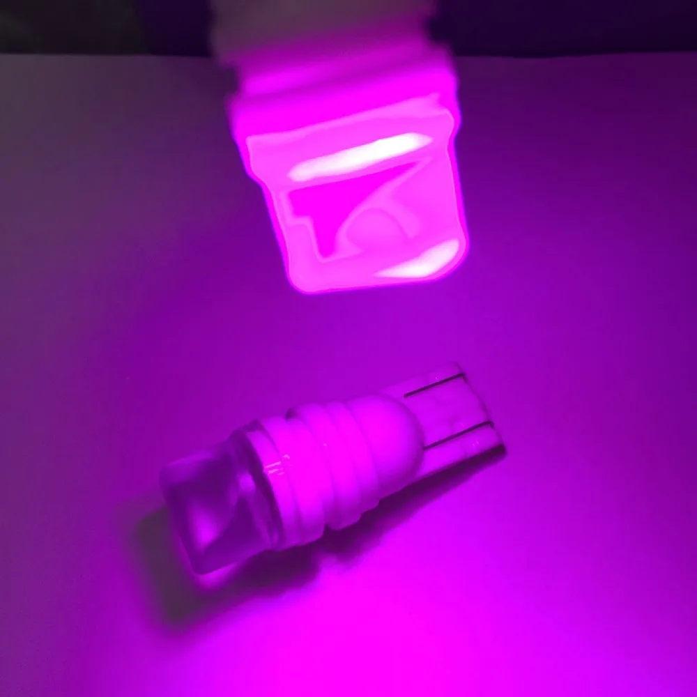 300x diseño de cerámica T10, luz LED rosa, Bombilla para puerta 12V194 ...