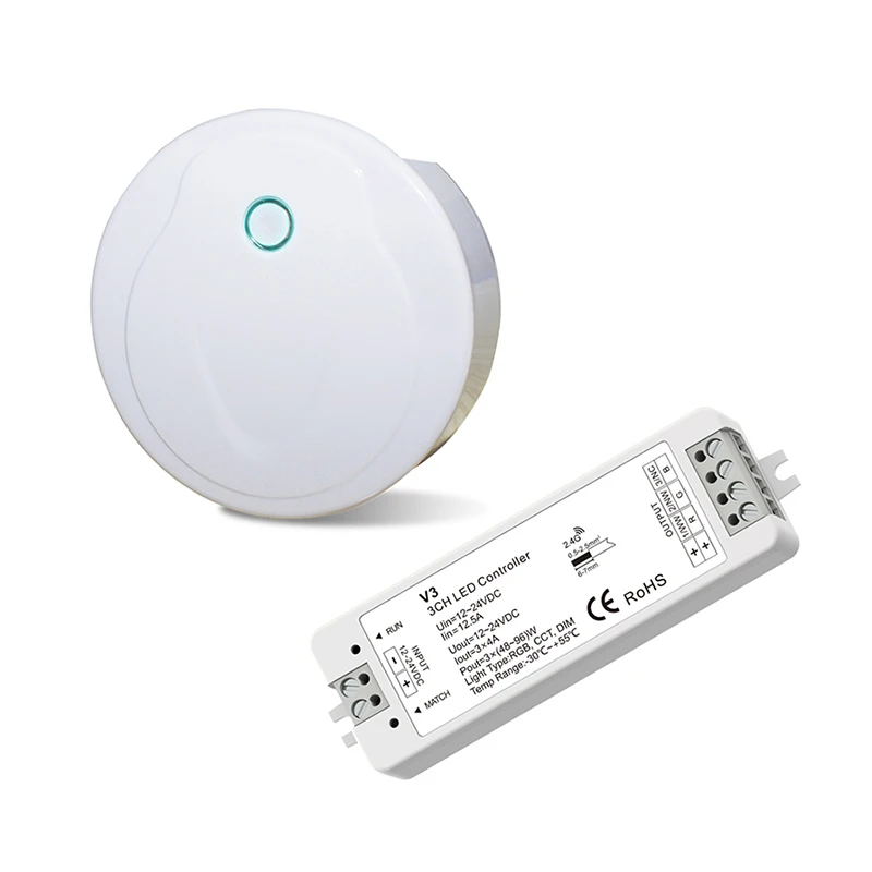 New UFO Wifi Led Dimmer DC12V 24V Wireless Receiver V3 RGB Strip ...
