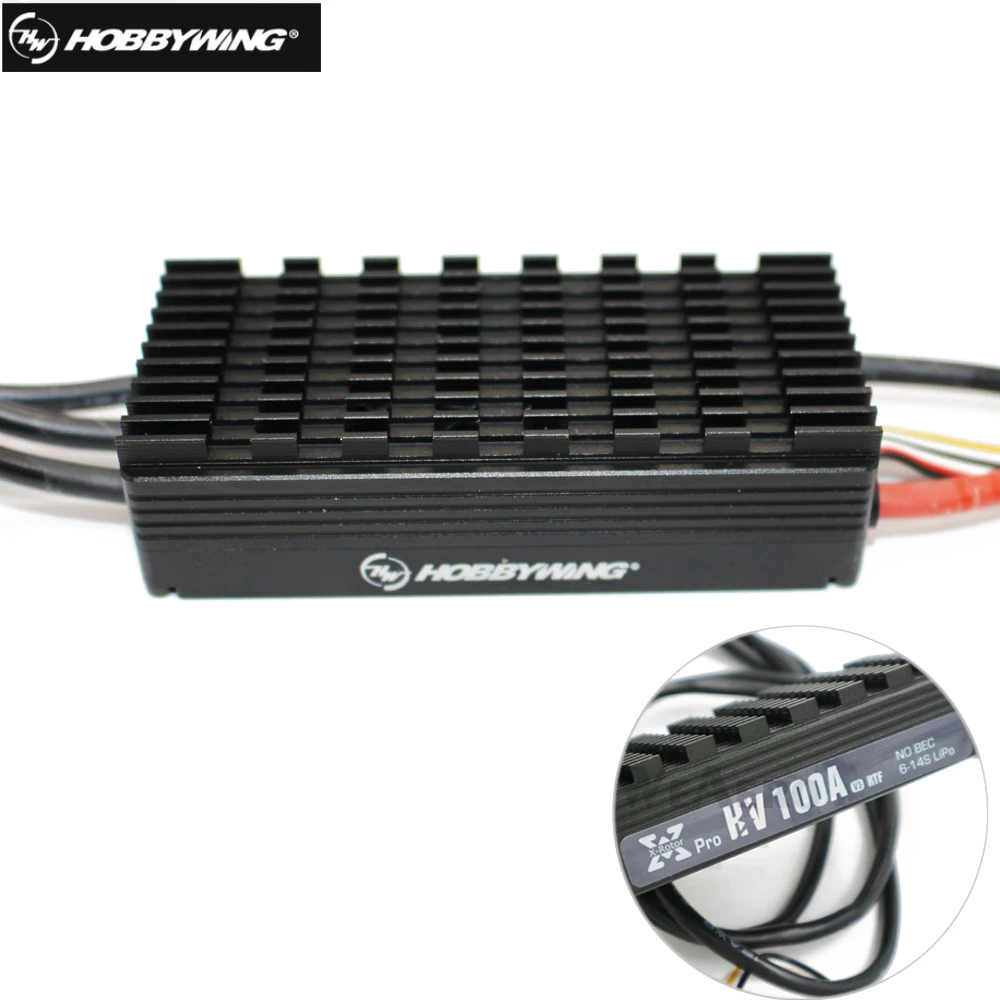 1 Box HOBBYWING X Rotor Pro 100A 6 14S Pro 100A HV V3 HV Speed Control ...