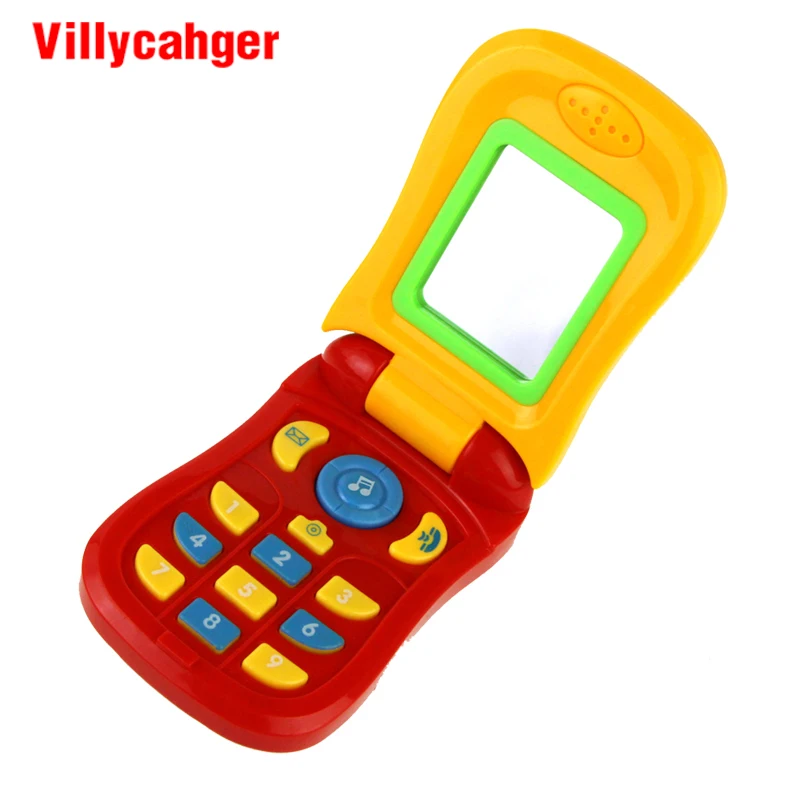 1003 Funny Flip phone toy Baby Learning Study Musical Sound phone ...
