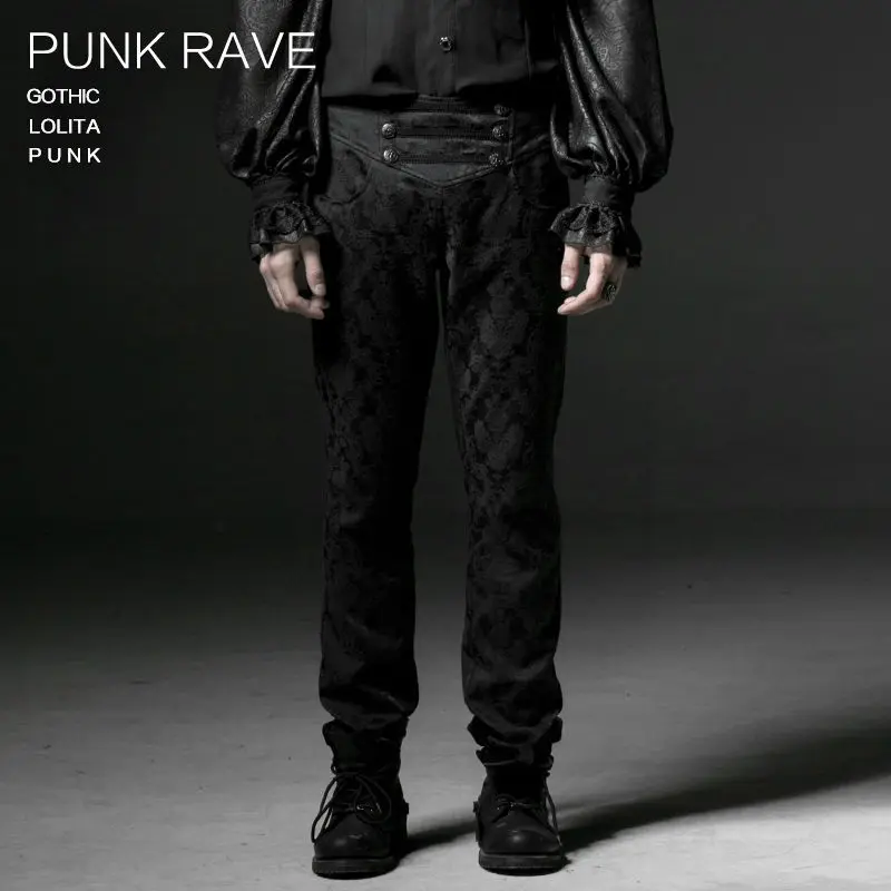 New Punk Rave Goth Fashion Retro Rock Party Visual Kei Top Men Pants ...