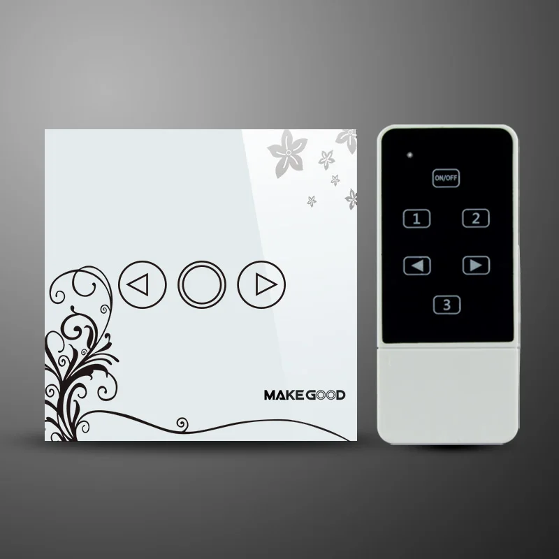 LED dimmer switch,EU standard,RF433MHz,glass panel touch dimmer switch ...