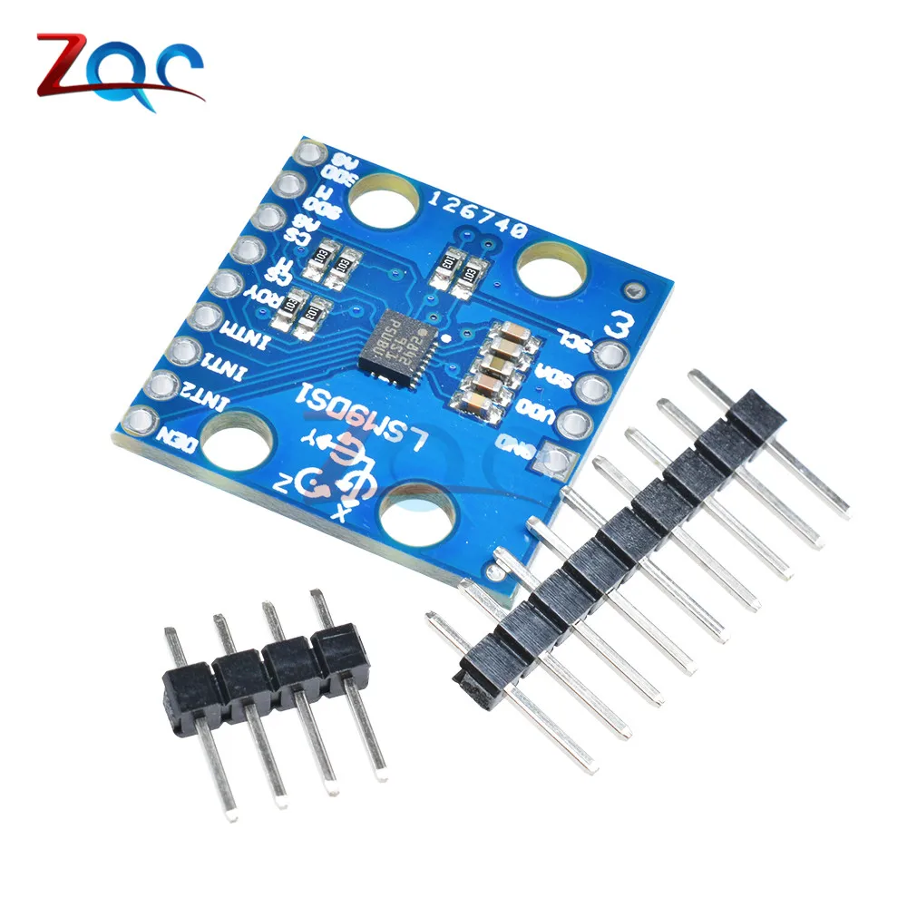 IMU 센서 모듈 Arduino 용 자력 측정기 관성 측정 장치 LSM9DS1 센서 모듈 GY LSM9DS1|압력 센서들 ...