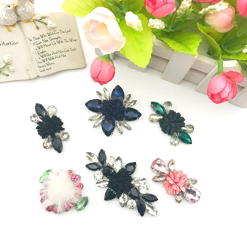 Glass-Rhinestone-Bead-Patch-for-Clothing-Sewing-on-Beading-Applique ...