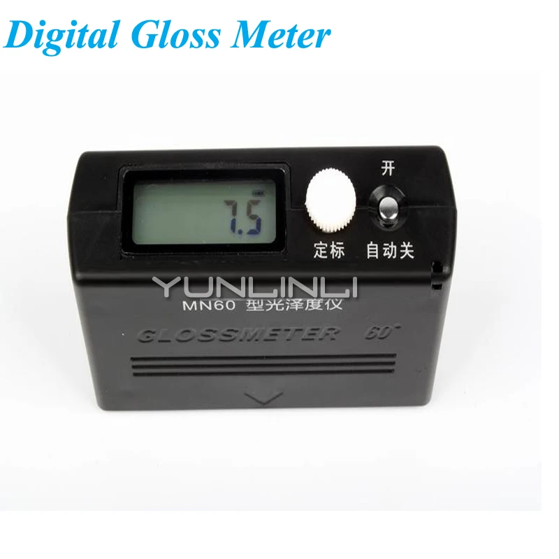 60 Degree Digital Gloss Meter Gloss Tester Surface Gloss Meter ...