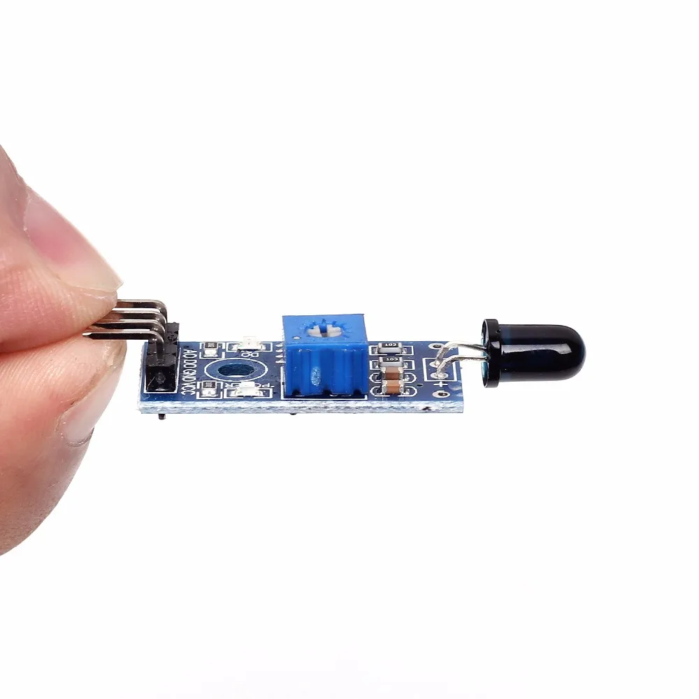 Monday Kids 5pcs/lot LM393 4 Pin IR Flame Detection Sensor Module Fire ...