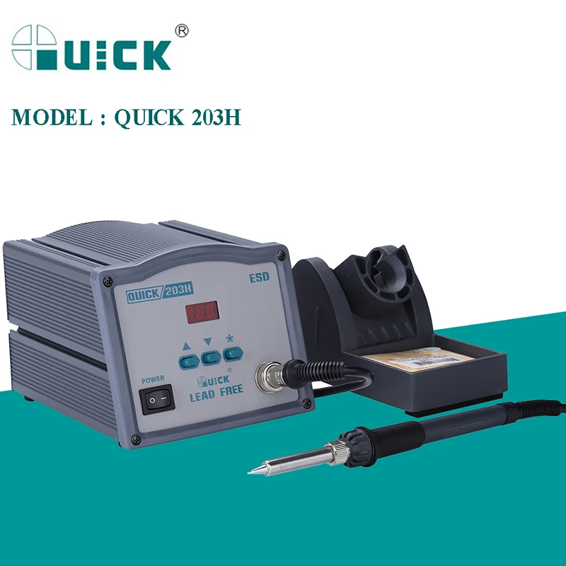 QUICK-203H-110V-220V-High-Frequency-Soldering-Station-90W-Intelligent ...