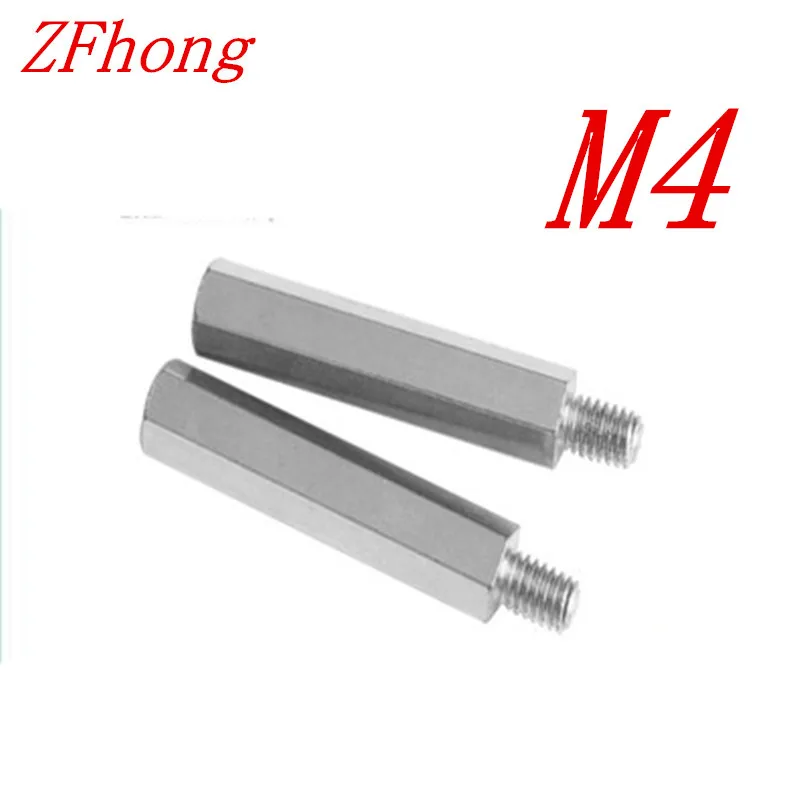 20PCS m4 thread male to female Stainless steel 304 hex spacer standoff ...