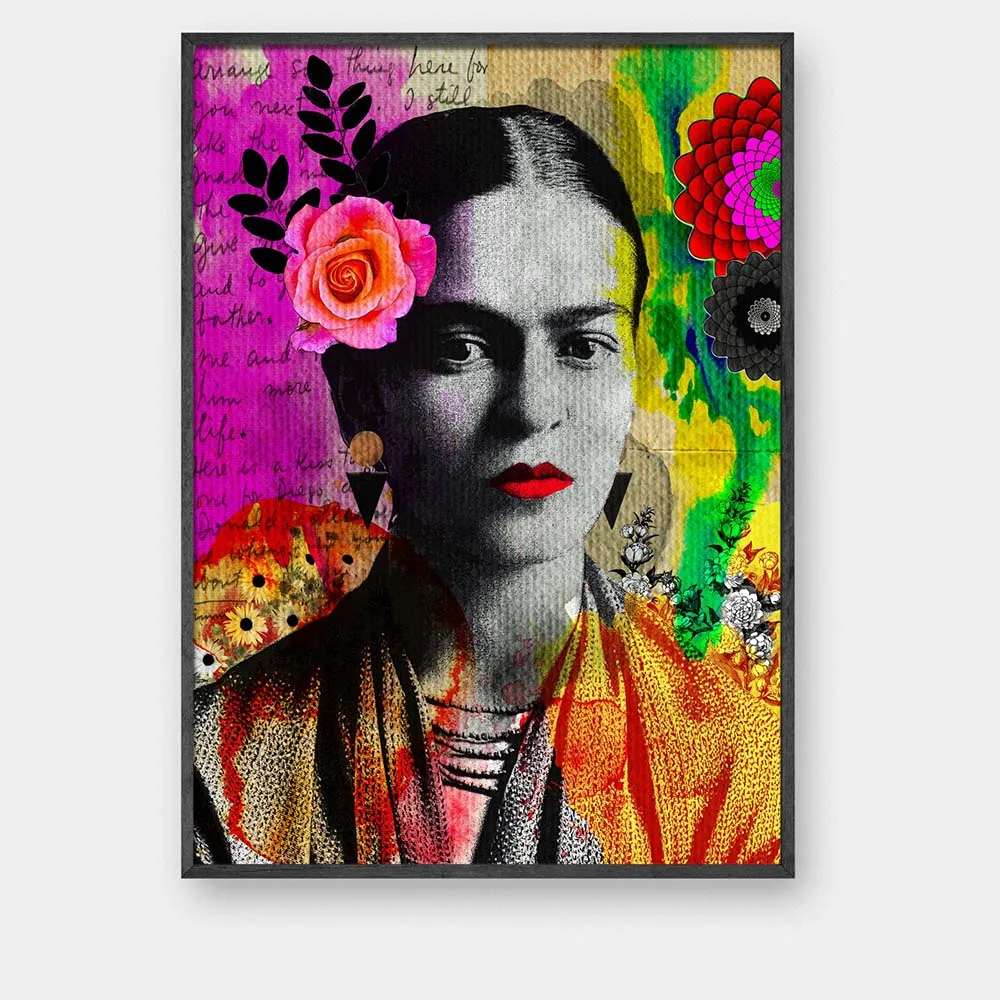Frida Kahlo Style Nordic Decoratio Wall Art Canvas Posters Prints ...