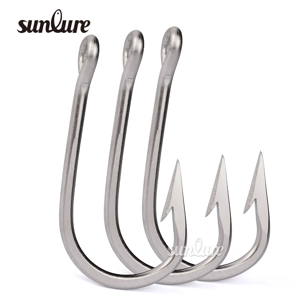 20pc Saltwater Fishing Hook Sword Hook 6/0# 12/0# Model stainless steel ...