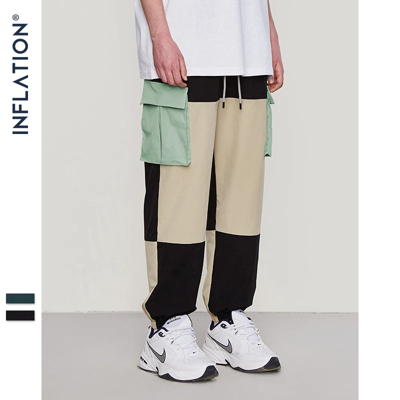 INFLATION Streetwear Pants Men 2020 Autumn Winter Windbreaker Trousers ...