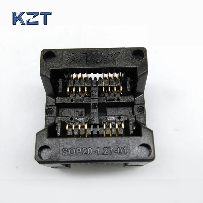 Double SOP8 SOIC8 SO8 Burn in Socket Pin Pitch 1.27mm IC Body Width 5 ...