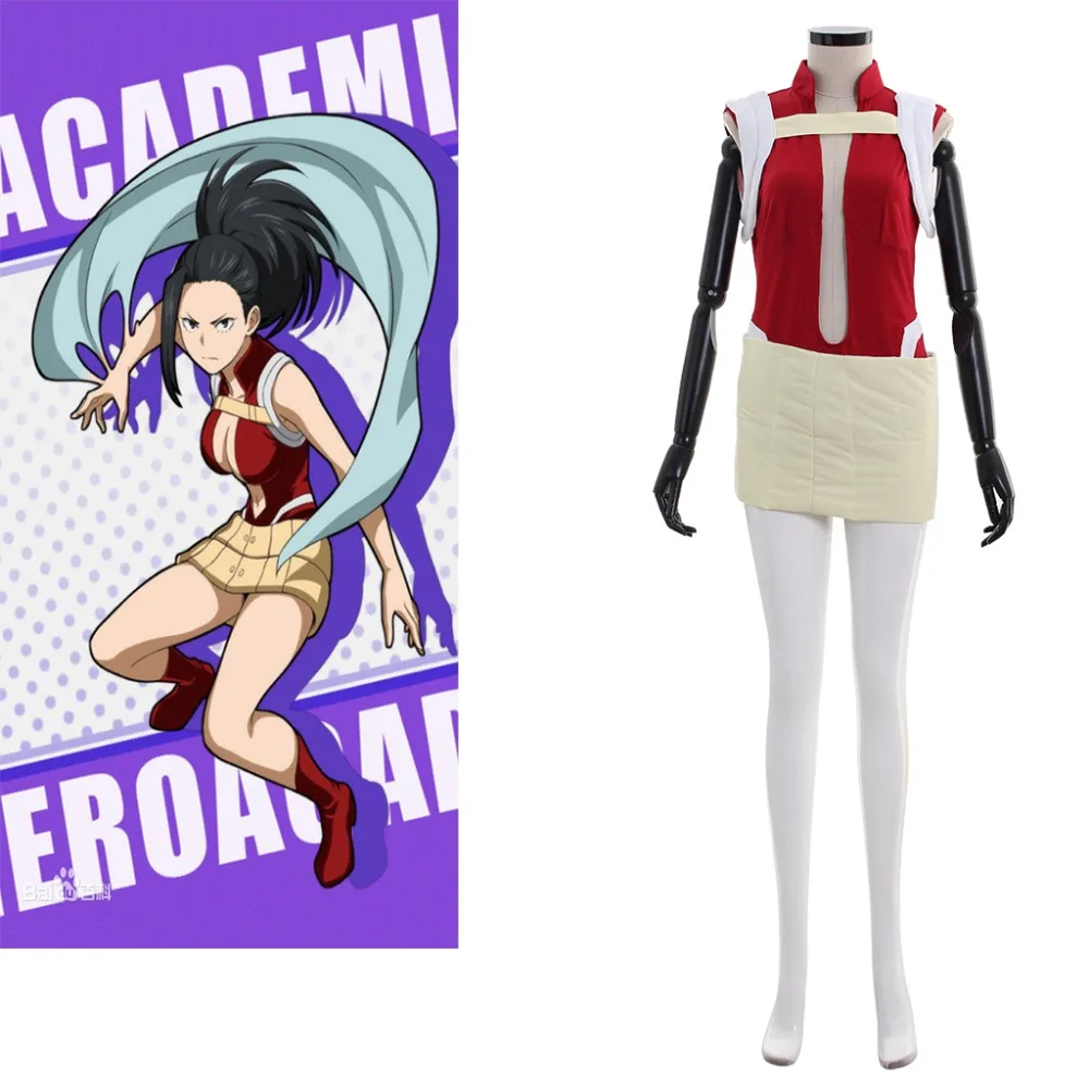 Cosplaydiy Anime My Hero Academia Yaoyorozu Momo Cosplay Costume Adult ...