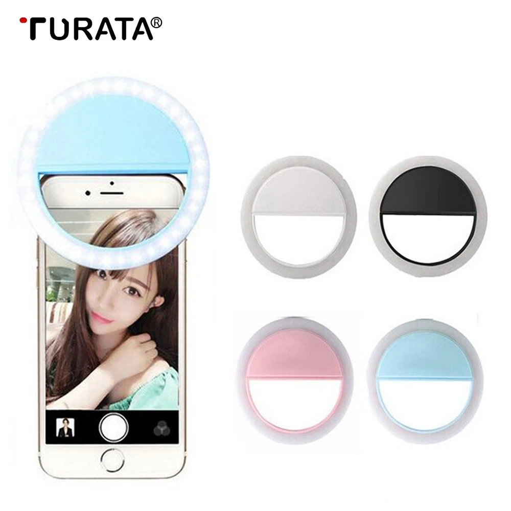 Portable Universal LED Flash Fill Light Up Selfie Luminous Mobile Phone ...