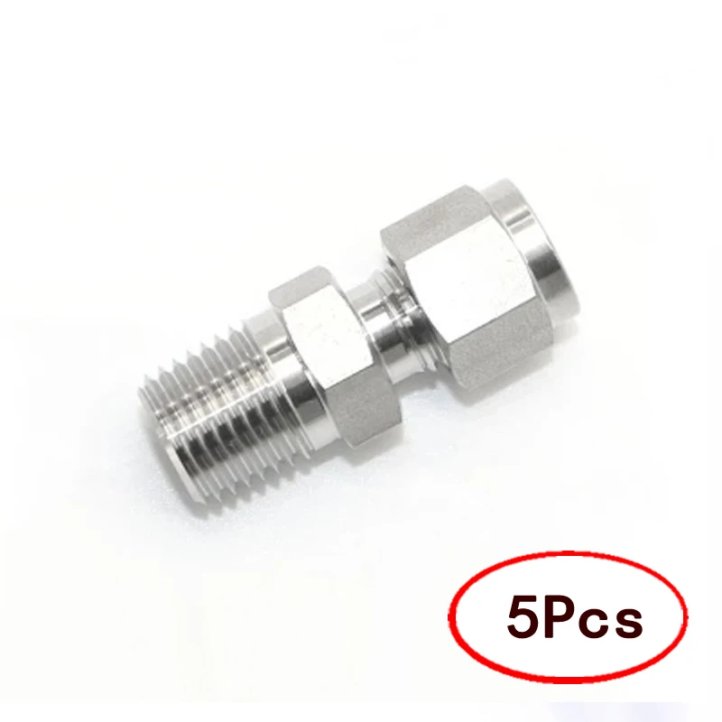 Virola de aço inoxidável, 5 peças, alta qualidade g 1/4 "3/4" npt 1/4 ...