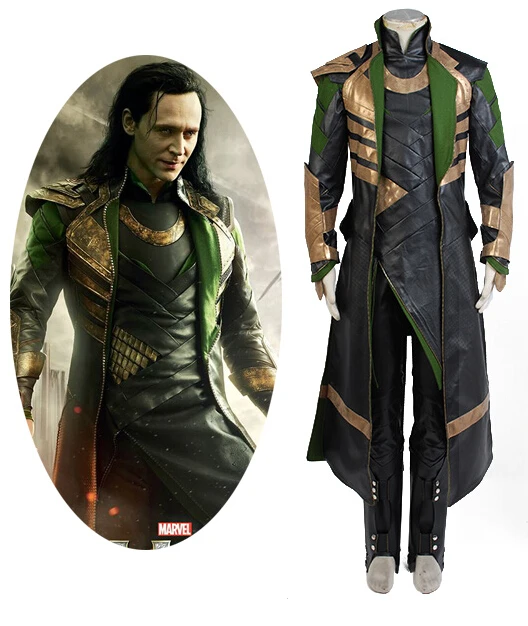 Movie Thor 3 Costume The Dark World Loki Uniform Costume Cosplay Battle ...