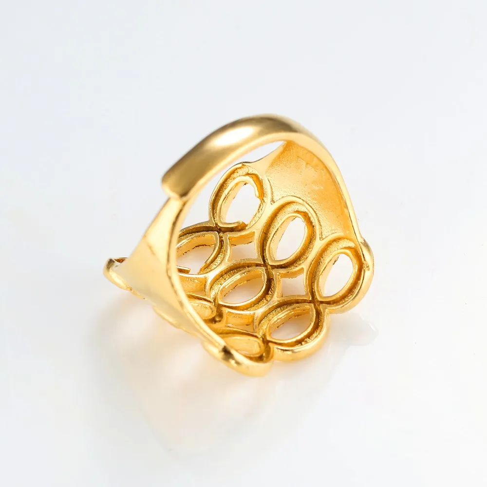 Contracted jewelry Exquisite adjustable shifting ring female copper ...