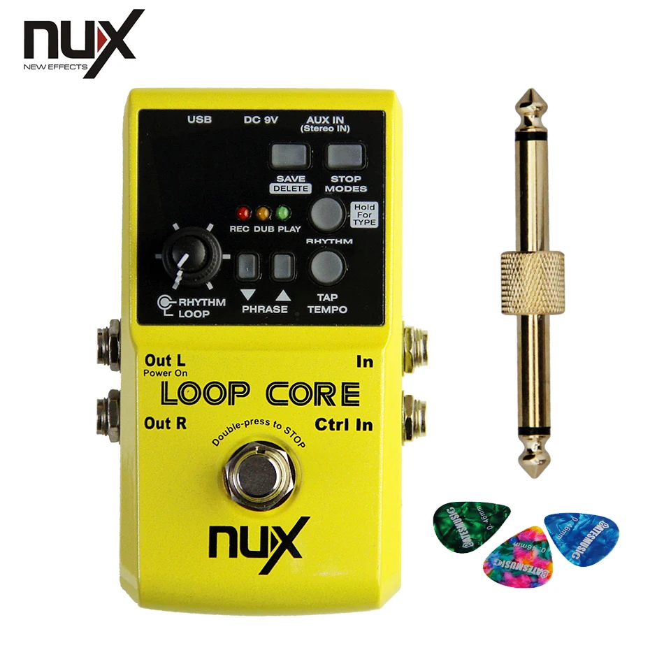 NUX Loop Core Violao Guitar Effect Pedal Looper Pedals Recording Time ...