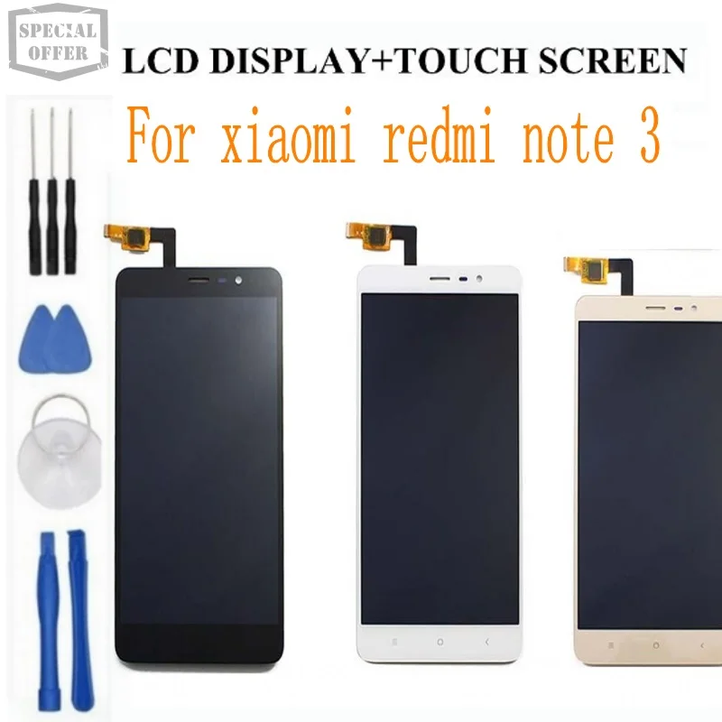 Free shipping original Xiaomi Redmi Note 3 LCD Screen FHD 1920X1080 lcd ...
