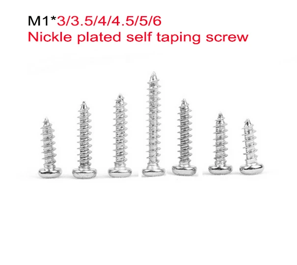Series#m1 Self Taping Screw#electronic Consumer Phone Screw M1*3/4/5/6 ...