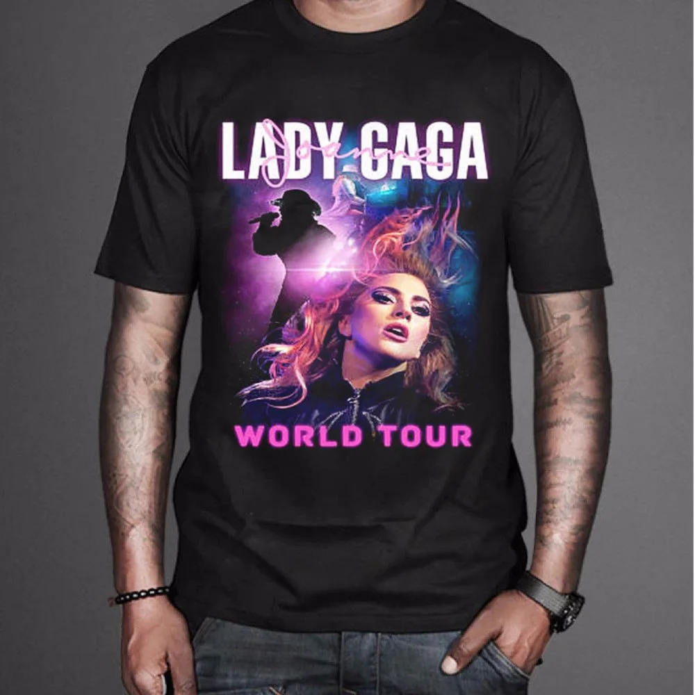 Tee Shirt Graphics Short Sleeve Printing Machine Crew Neck Lady Gaga ...