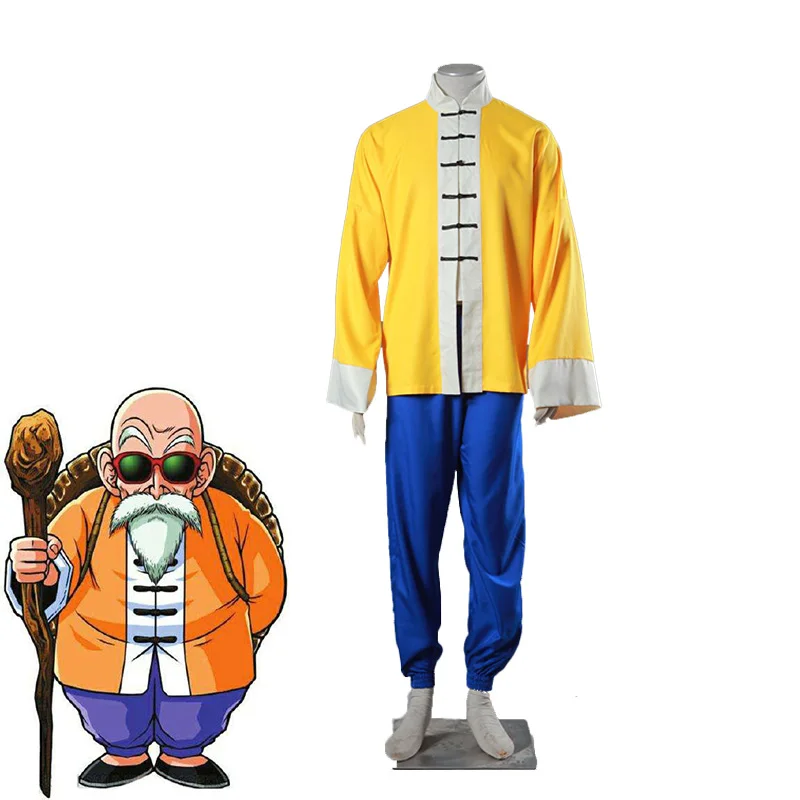 Dragon Ball Kame Sennin Master Roshi Cosplay Costume Chinese Kungfu ...