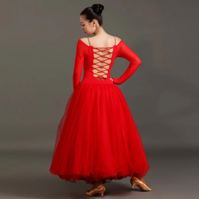 Modern Skirts Ballroom Dance Costume Women Ballroom Competition Dress ...
