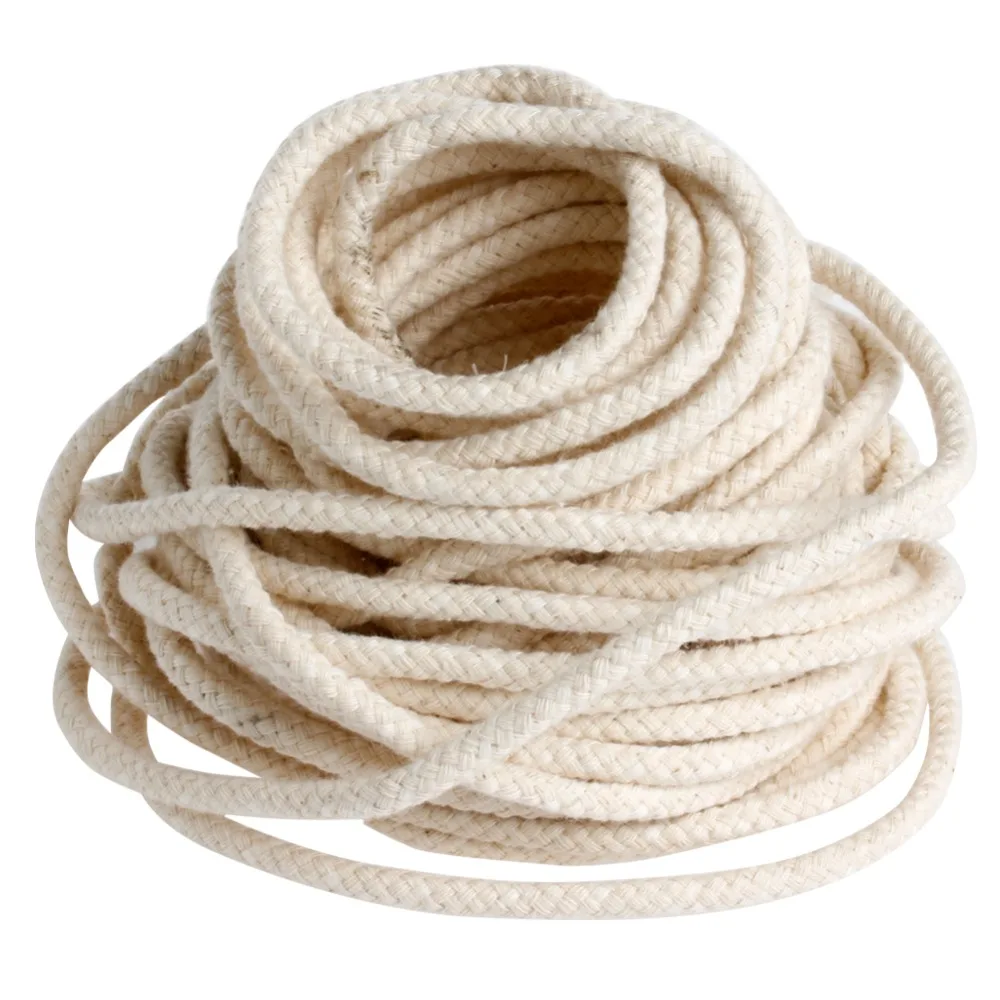 5m Long Diy Burner Alcohol Wick Rope Cotton Wick Round Cotton Kerosene ...