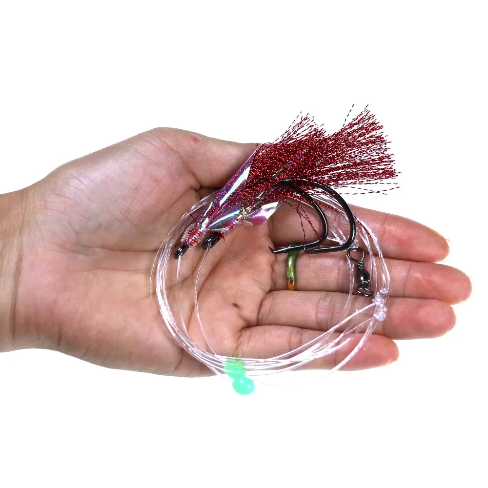 Twin Hooks Flasher Rig Pack - Easy Fishing Tackle