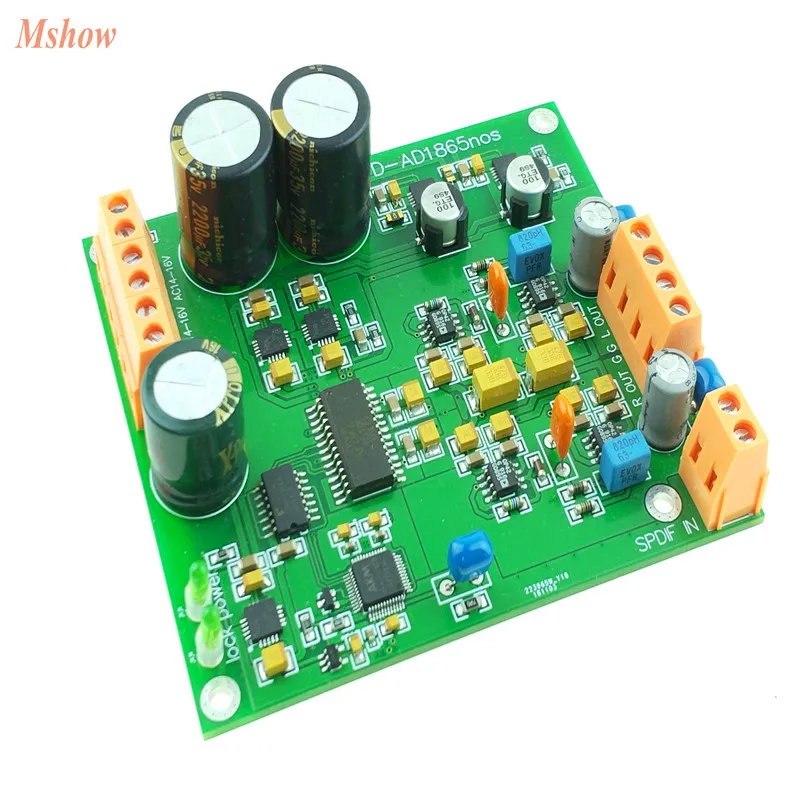 AD1865 декодер готовой платы r2r nos режим DAC hifi аудио spdif в RCA ...