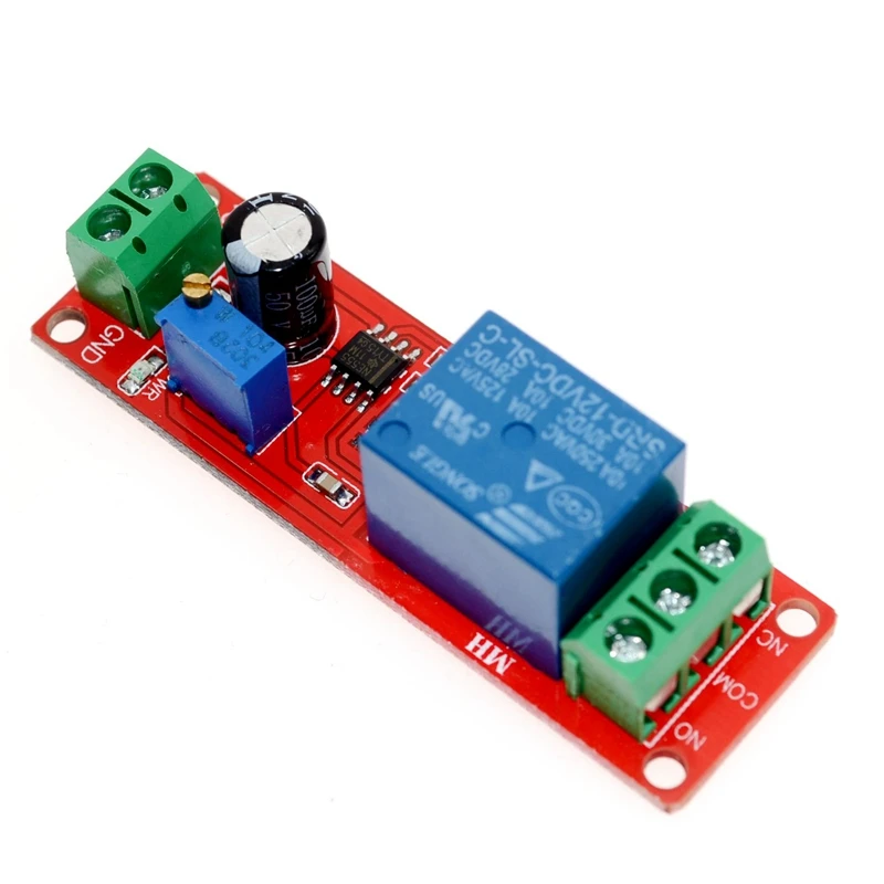 Ne555 Timer Switch Adjustable Module Time Delay Relay Module Dc 12v ...