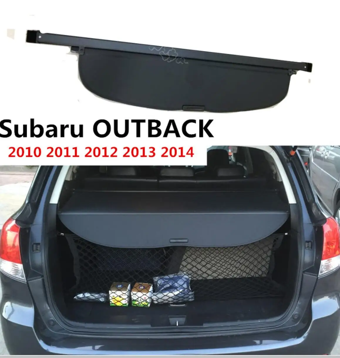 car accessories High Qualit Car Rear Trunk Cargo Cover Security Shield ...