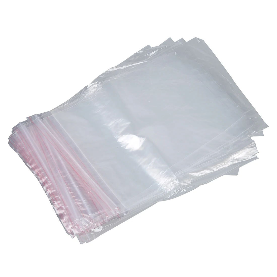 Self Sealing Clear Plastic Bag 20 Cm X 15 Cm 100 Pcs in Storage Bags