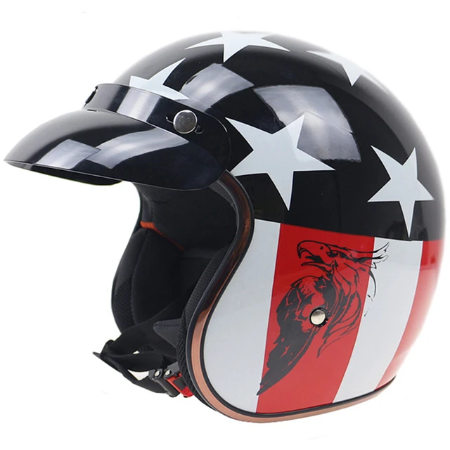 American Flag Helmet Dot