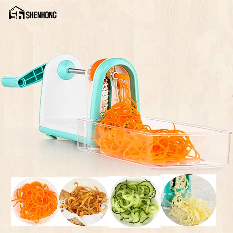 Shenhong Round Vegetable Cutter Slicer Mandoline Slicer Potato Julienne ...