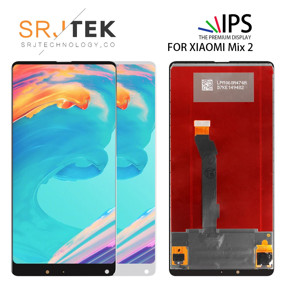 SRJTEK pantalla táctil LCD para XIAOMI Mi Mix 2S, repuesto de pantalla Original de 5,99 ", SIM ...