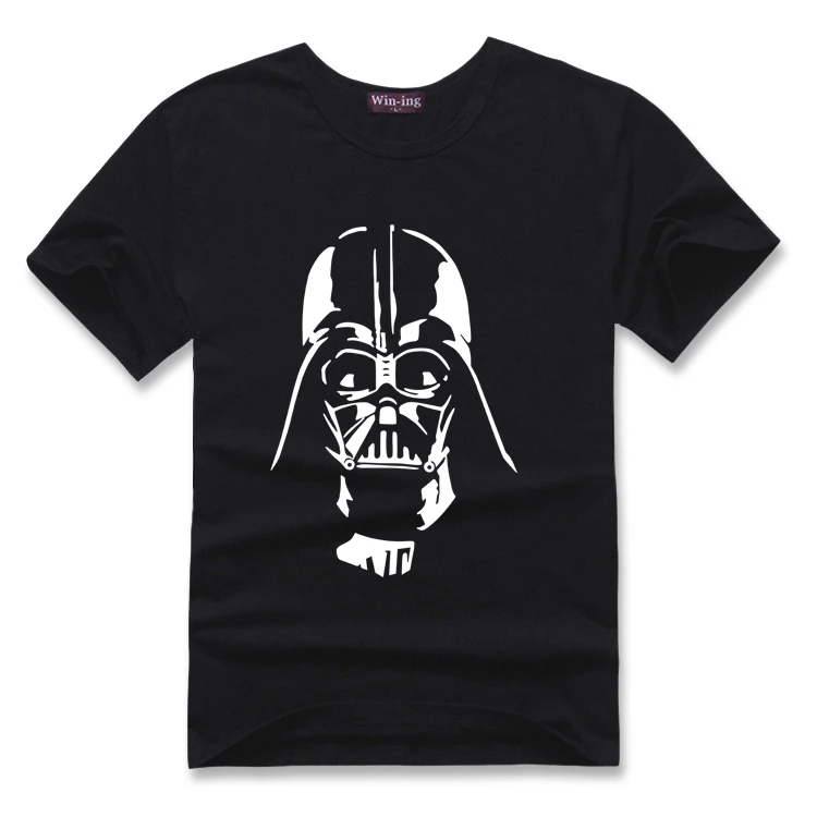 Star Wars Darth Vader T Shirts Men Cotton O Neck 100 Emoji Man t shirt ...