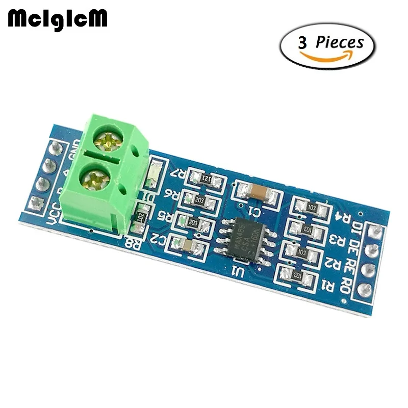 MCIGICM 3pcs RS 485 TTL to RS485 MAX485CSA Converter Module Integrated ...