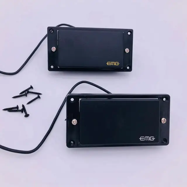 EMG 81/85 passive Pickups 81 Silver & 85 gold logos EMG Guitar pickups ...