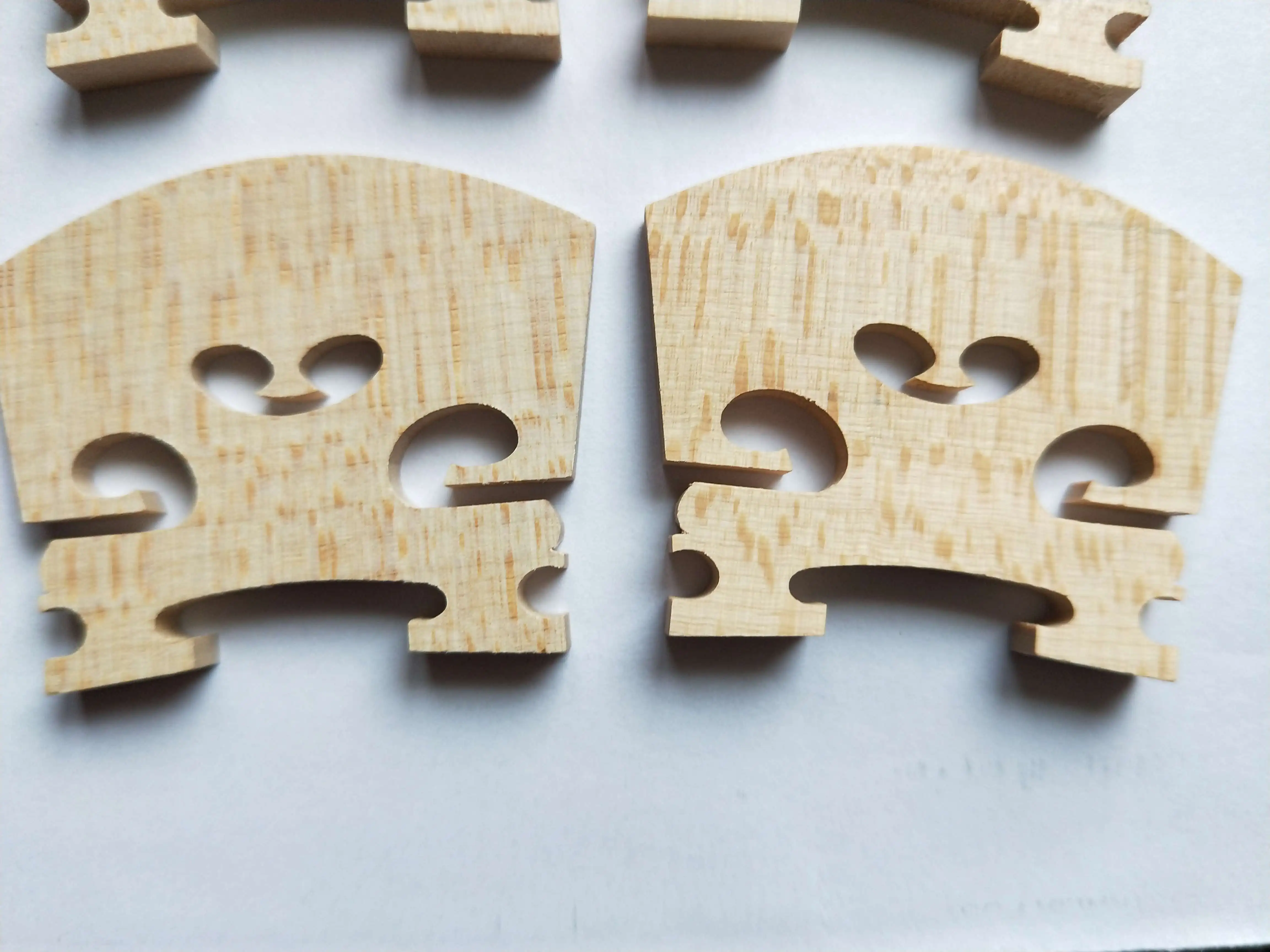 wholesale 50PCs violin bridges 4/4 fiddle parts bridge Quality old ...